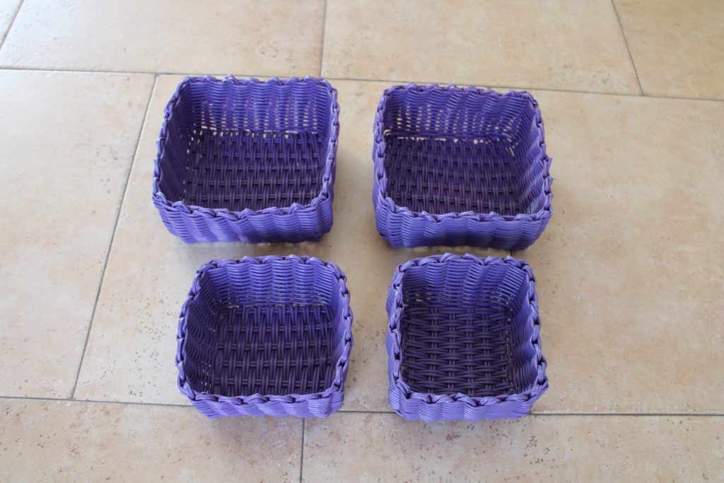Coloured Baskets - Casa King